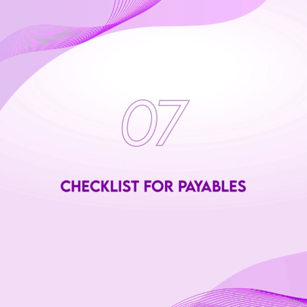 Internal Audit Checklist – Part B – Internal Audit of Specific Functions – IV – Pikvan